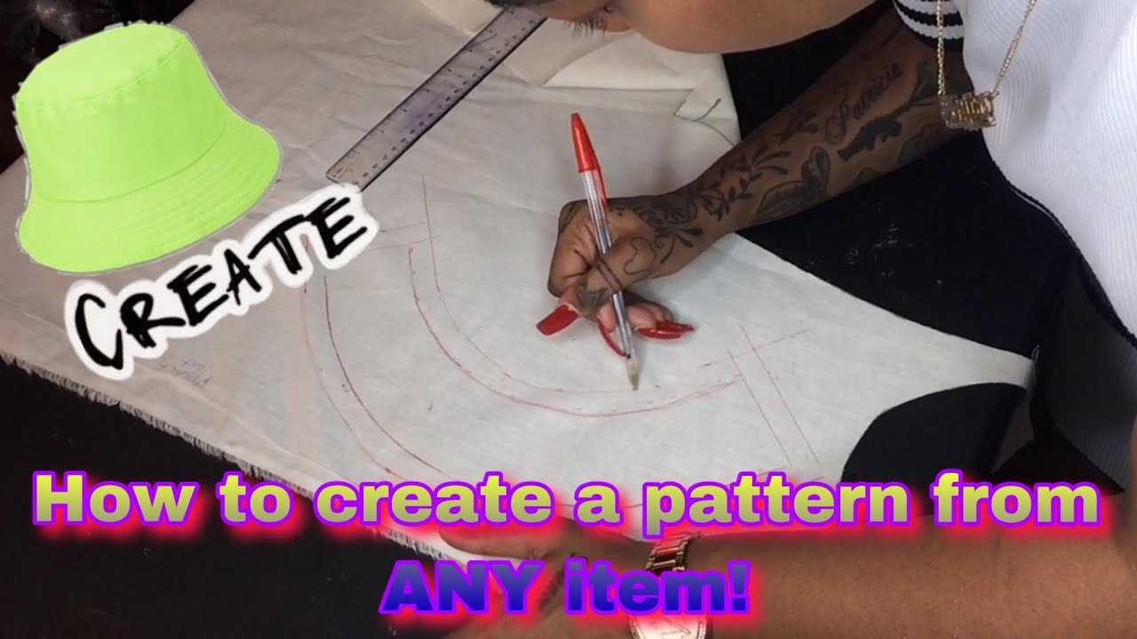 HOW TO CREATE A PATTERN FROM ANY ITEM ! - YouTube