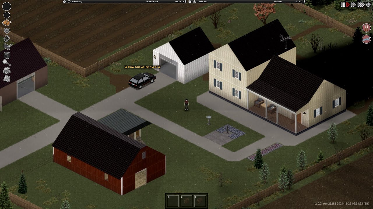 Project Zomboid - Isolated House with Barn, Shed, and Garage - YouTube