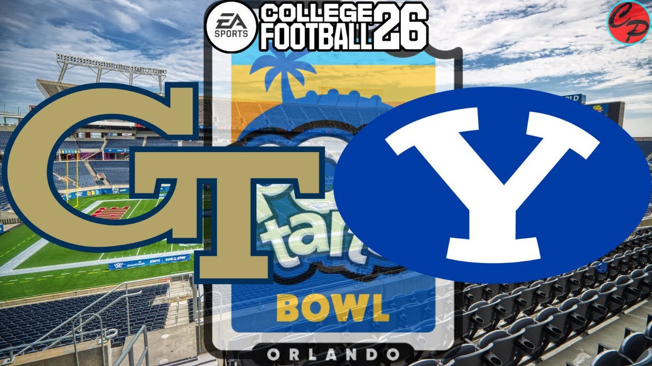 Georgia Tech vs BYU Pop-Tarts Bowl College Football 26 (SIM) - YouTube