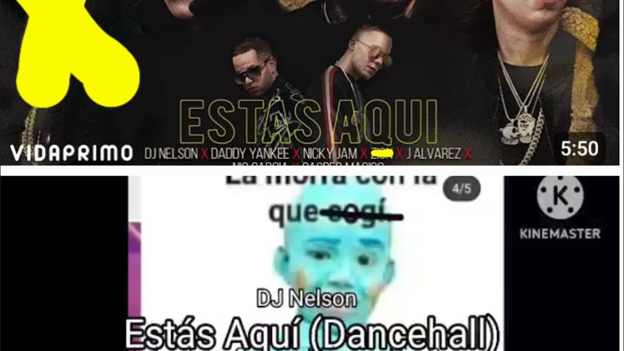 Estás Aquí (Versión Dancehall - sin Zion) - Nio García, J Álvarez ...