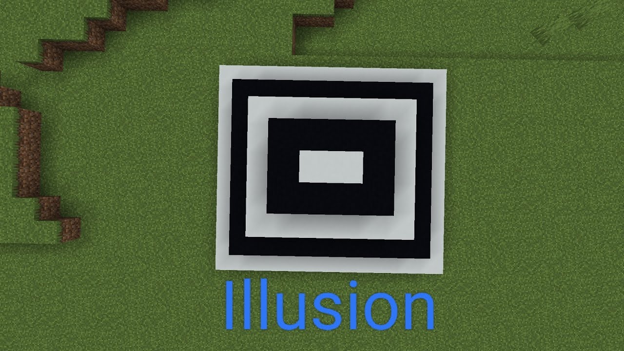 Minecraft illusion - YouTube