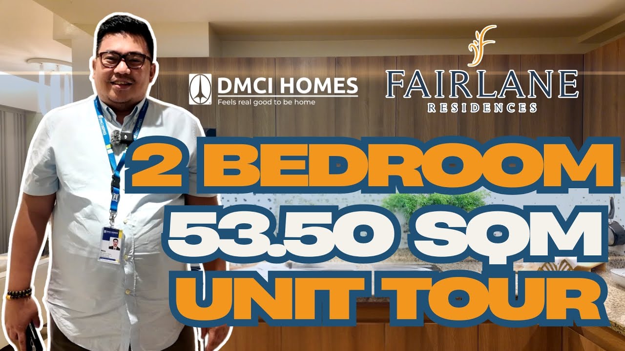 DMCI Homes 2 Bedroom Unit Tour | 53.50 SQM | Fairlane Residences near BGC and Capitol Commons ...