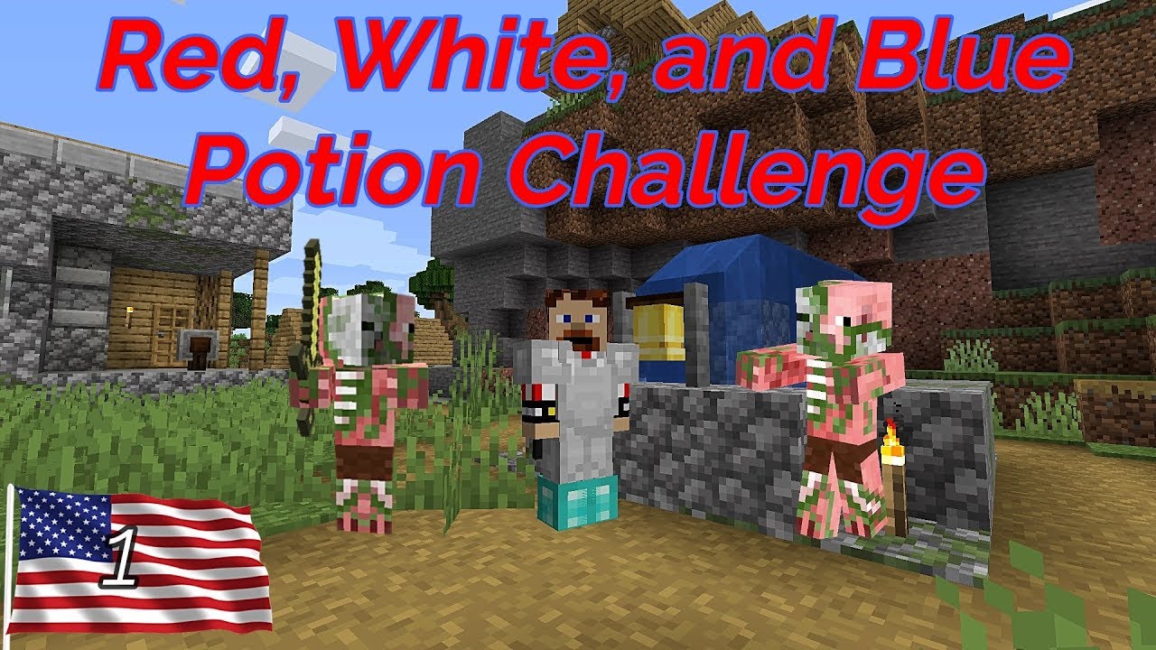 Red, White, and Blue Potion Challenge 1- Unpatriotic Pigmen! - YouTube