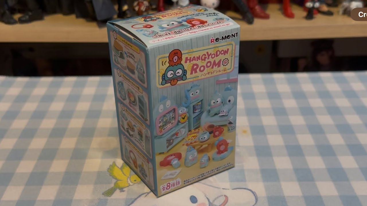 Re-ment Hangyodon Room Blind Box Series Unboxing Review for Sanrio Toy ...