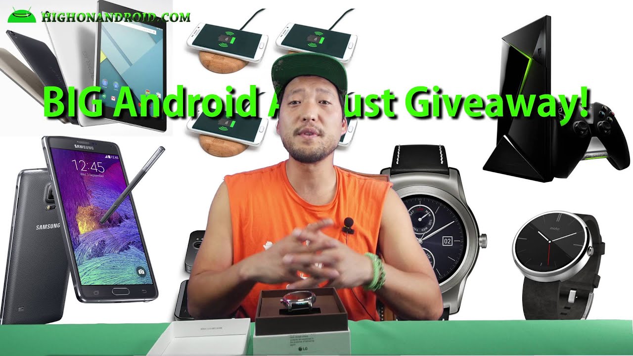 BIG Android August Giveaway! [10 PRIZES] - YouTube
