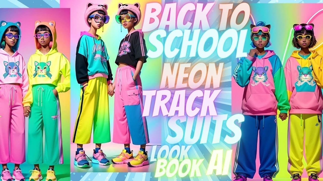 4K LOOKBOOK BACK-TO-SCHOOL AI FASHION COLLECTION😄 😁 #AIART #AIFASHION # ...