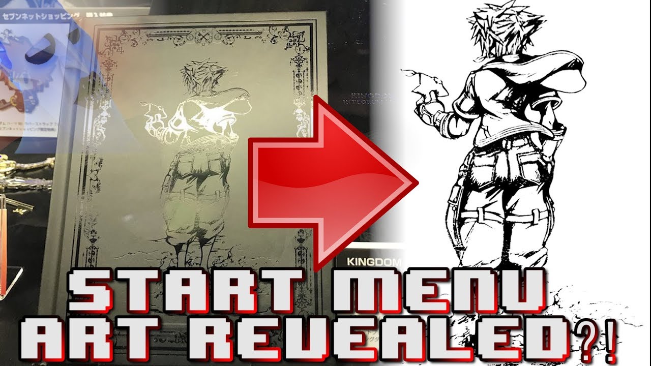 Kingdom Hearts 3 - Start Menu Art REVEALED?! - YouTube