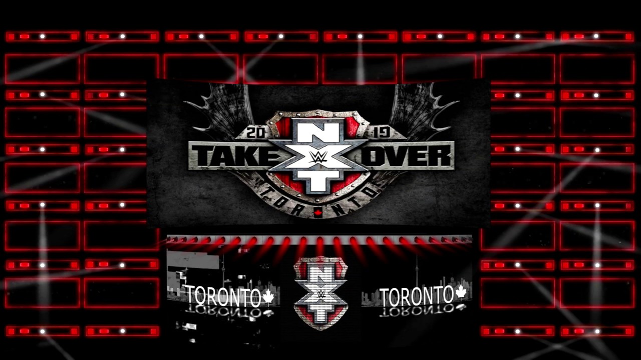 WWE NXT TAKEOVER TORONTO 2019 STAGE ONLY (WITH CROWD) - YouTube