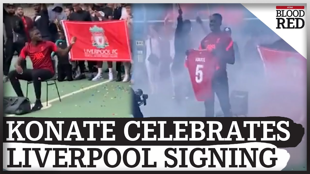 Ibrahima Konate Celebrates Signing For Liverpool With Friends & Reveals ...