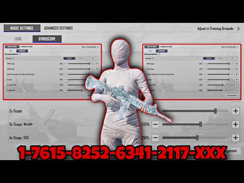 New Update 4.3⚡️Best Sensitivity Code + Control Settings Pubg Mobile