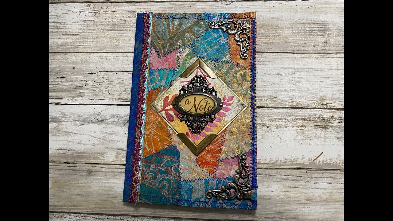 Writing Pad Book Cover #NearingNeedlework #makerscreativecollab - YouTube