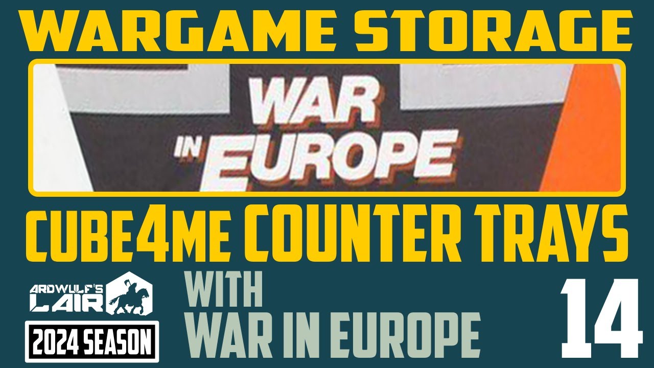 Wargame Storage 14 | War in Europe in Cube4Me Trays - YouTube