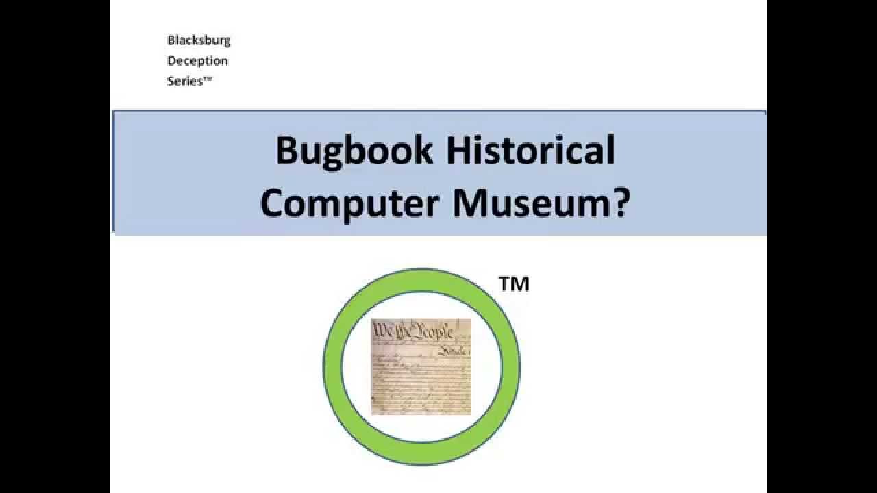 Bugbook Historical Computer Museum 08 with narration - YouTube
