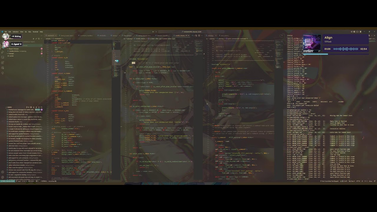 did you ever want to create your own command line? - minishell - YouTube