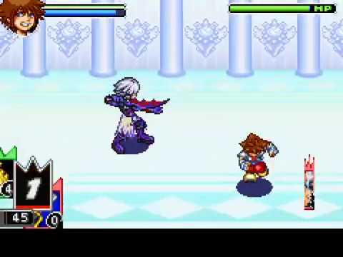 Kingdom Hearts Chain Of Memories GBA Japanese Riku 4 - YouTube