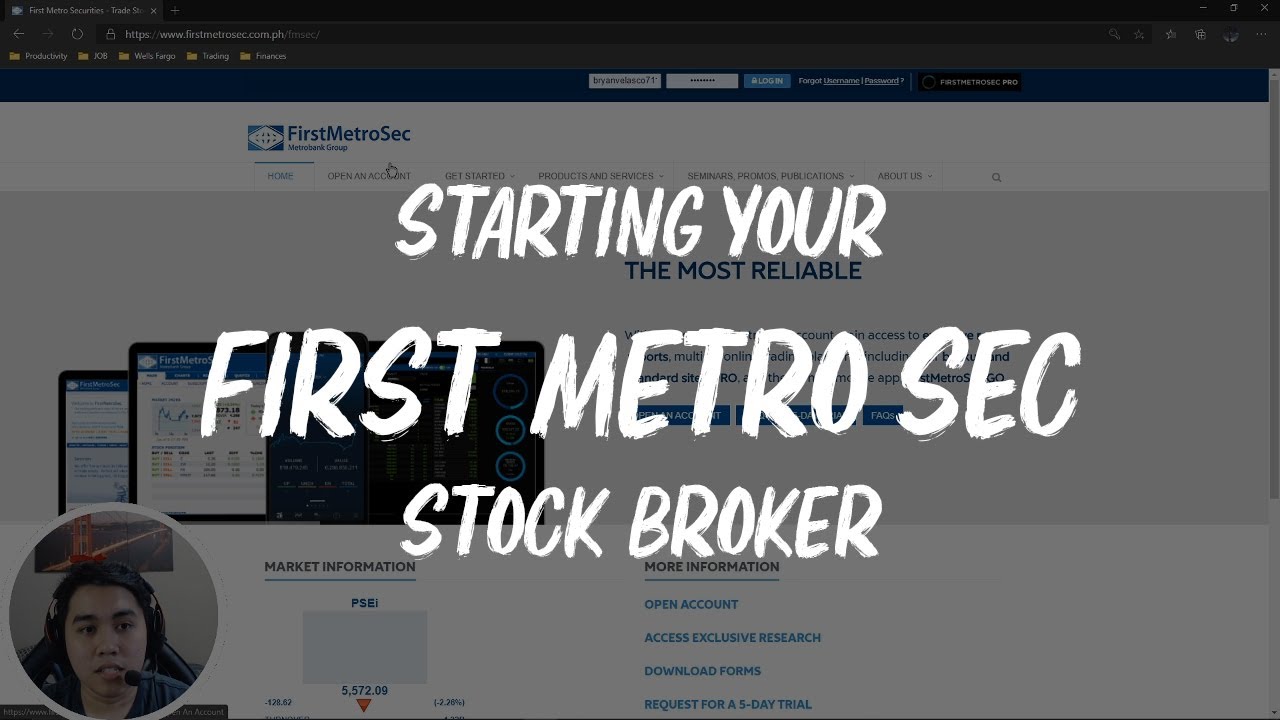 How to start your first Stock Broker with First Metro Securities Corp ...