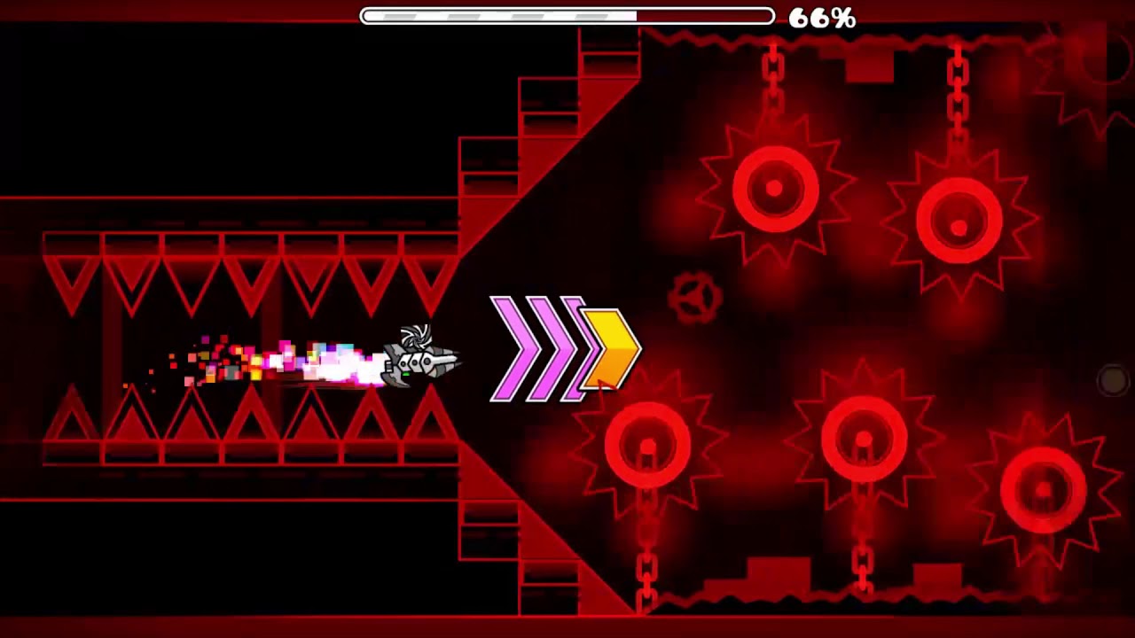 [Geometry Dash] | Red World Rebirth 100% (Extreme Demon) - YouTube