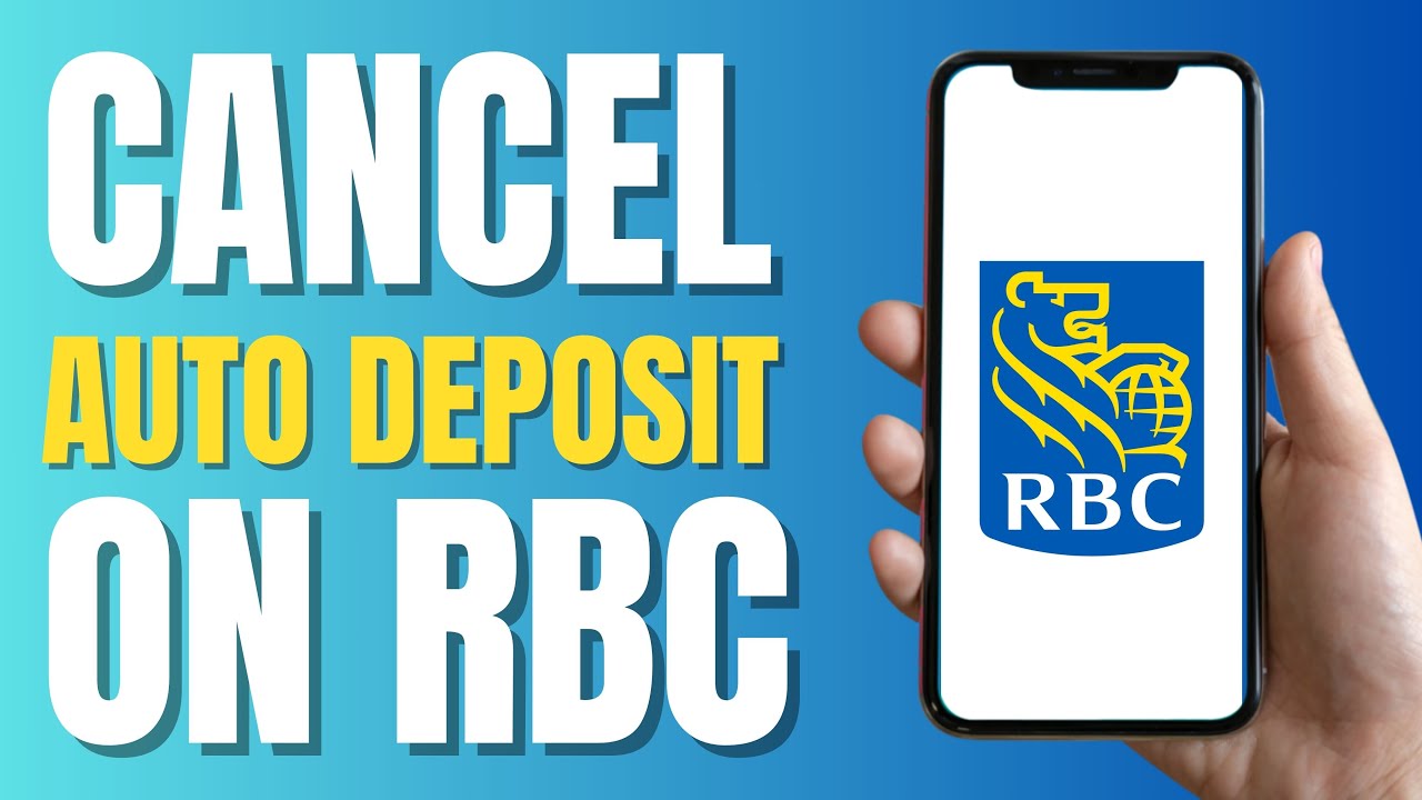 How to Cancel an Auto Deposit on RBC (Easy Way) - YouTube