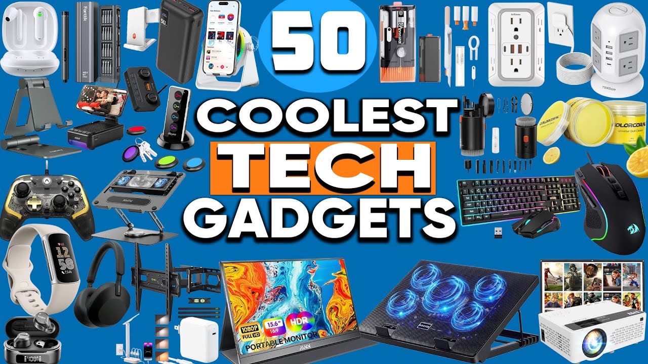 50 Coolest Tech Gadgets On Amazon That Are Next Level - YouTube