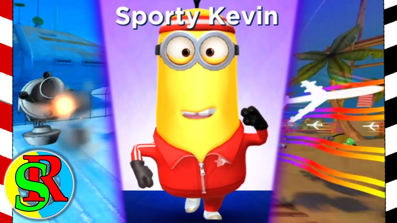 Despicable Me: Minion Rush #09 Sporty Kevin, new playable minion! - YouTube