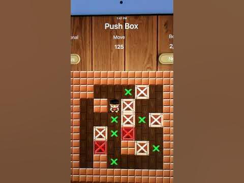 Sokoban Push box game professional level 26 solved - YouTube
