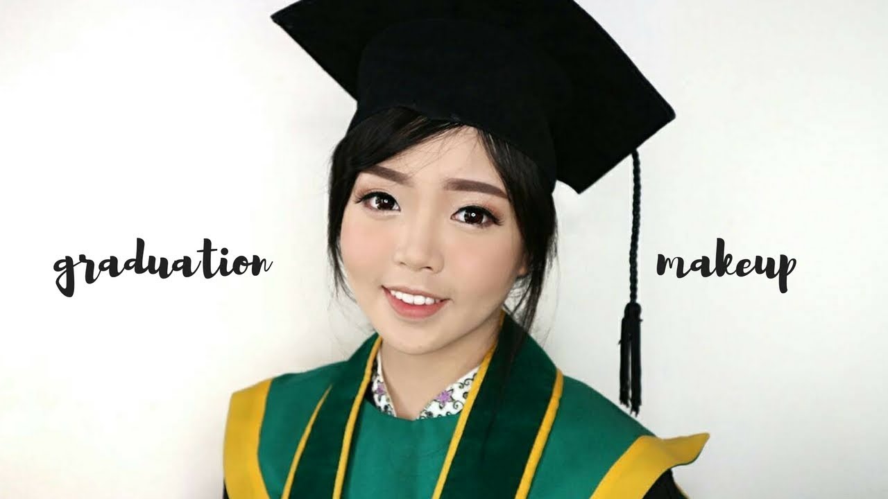 MAKEUP WISUDA | GRADUATION MAKEUP (with affordable makeup) - YouTube