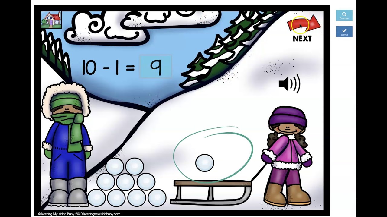Kindergarten Subtraction - Digital Learning and Homeschool - YouTube