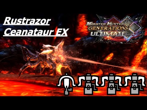 MHGU Rustrazor Caenataur EX Speedrun 00'58''90 - YouTube