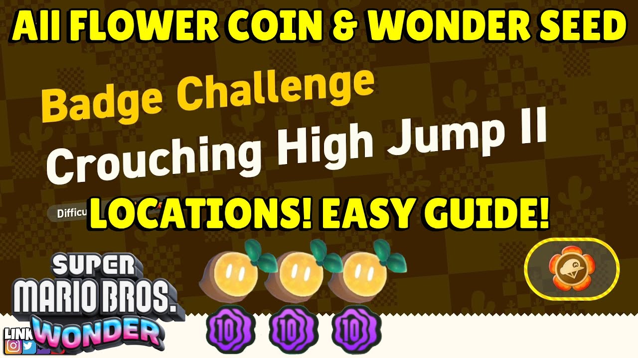 Mario Wonder | Crouching High Jump 2 Guide | Sunbaked Desert - YouTube
