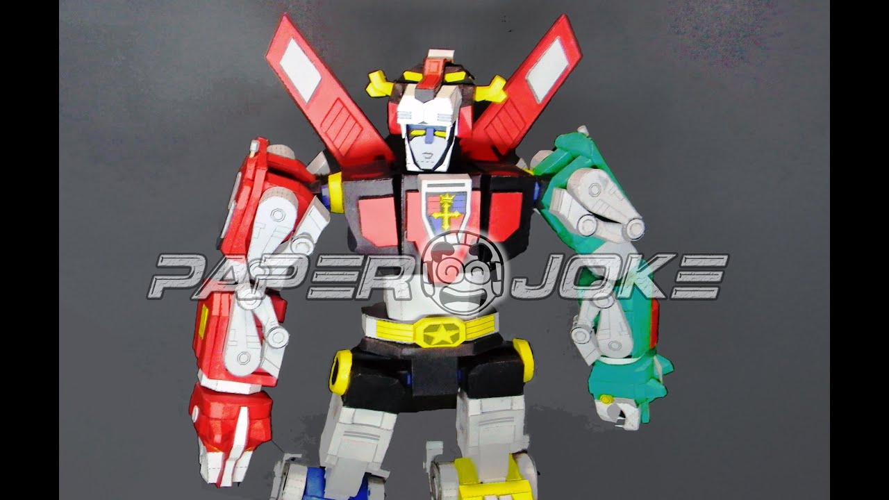 VOLTRON PAPERCRAFT (Gallery slideshow) - YouTube