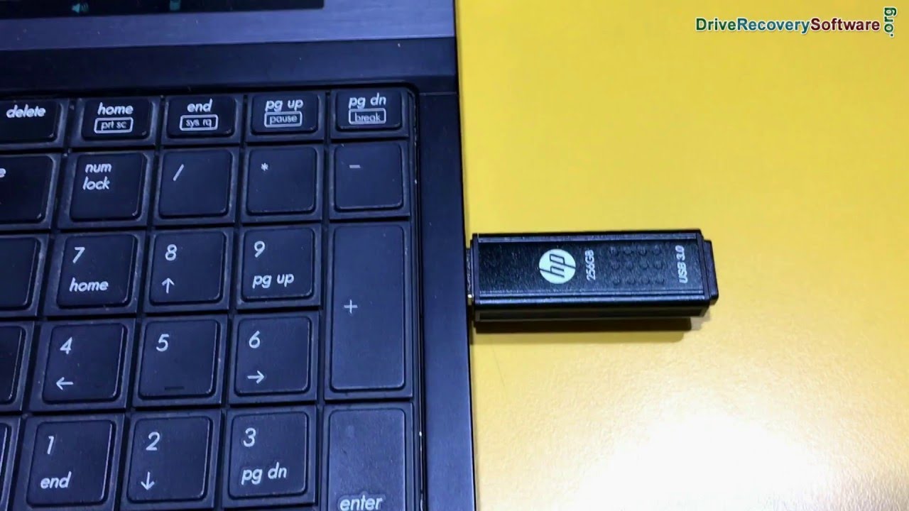 How to recover lost data from HP 256GB USB 3.0 flash drive - YouTube