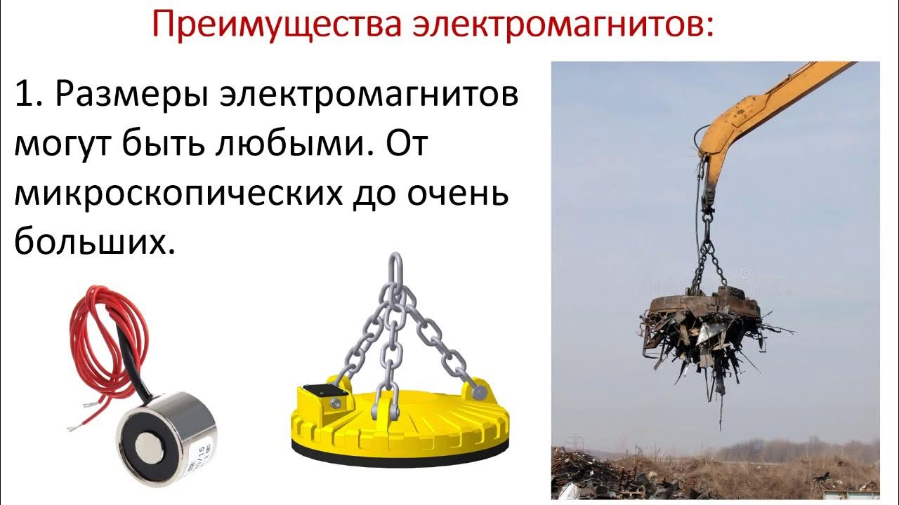8 класс. Электромагниты и их применение. - YouTube