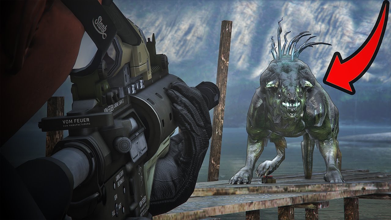 GTA 5 Swamp Monster Found! (Will It Attack?) - YouTube