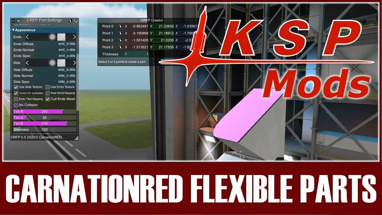 KSP Mods - CarnationRED Flexible Parts - YouTube