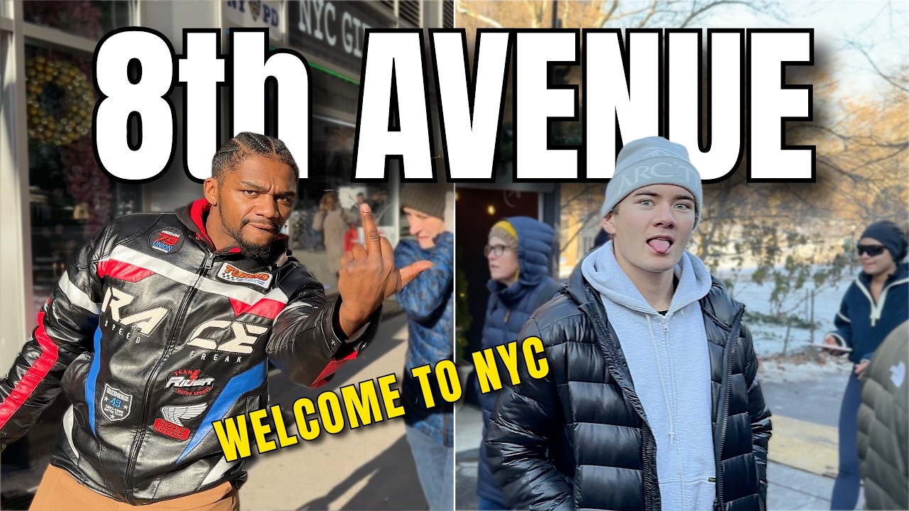 NEW YORK CITY Walking Tour [4K] - 8th AVENUE - YouTube