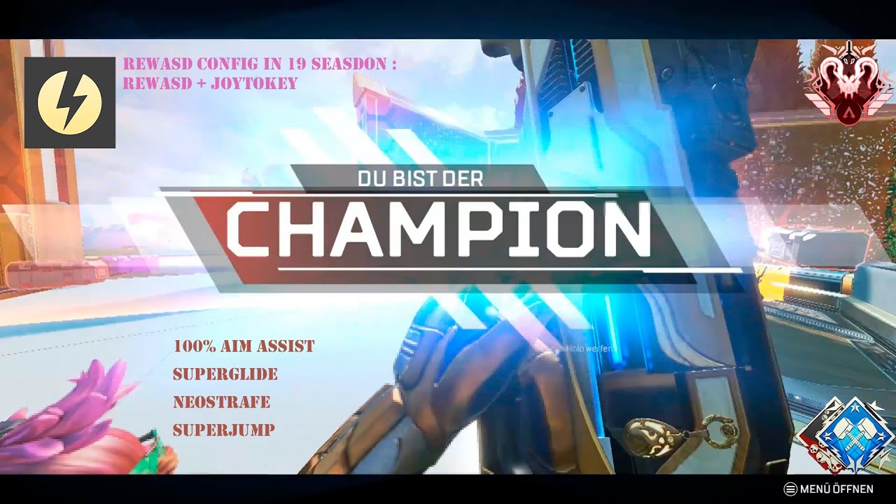 🔥BEST CONFIG REWASD/JOYTOKEY 🚀APEX LEGENDS AIM ASSIST on Mouse💥NO ...