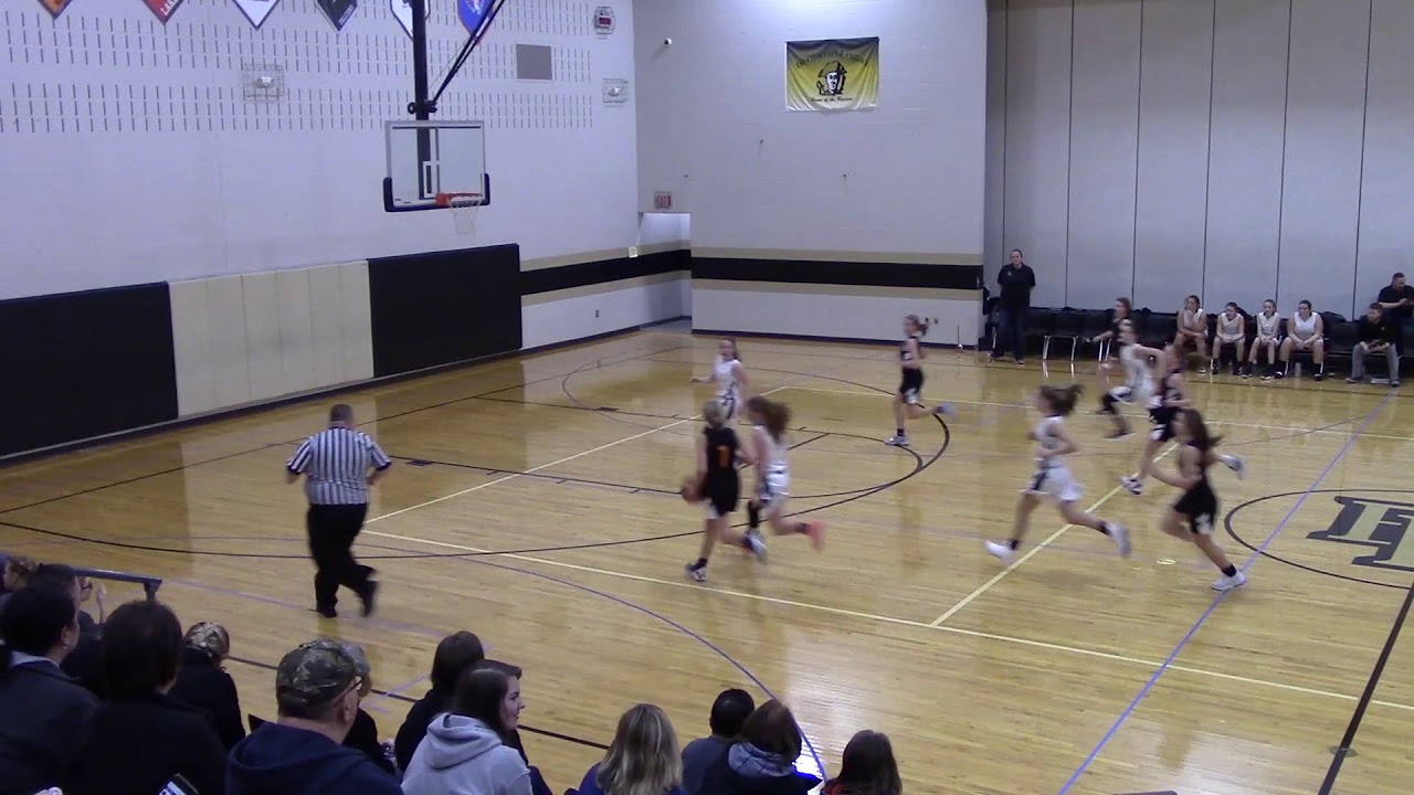 2019-2020 North Union Girls' 8th Grade Basketball @ Ben Logan - YouTube
