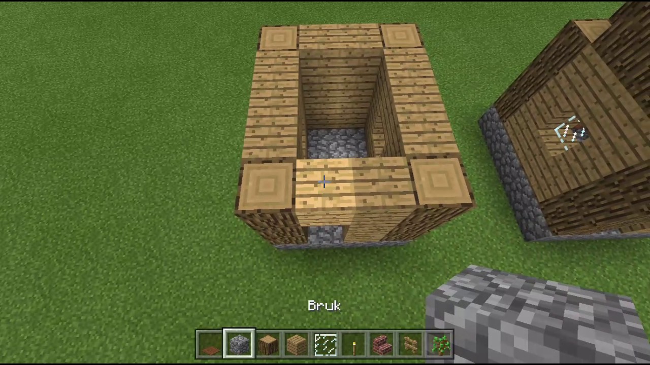 Minecraft Jak Wybudować Mini Dom Wieśniaka Youtube