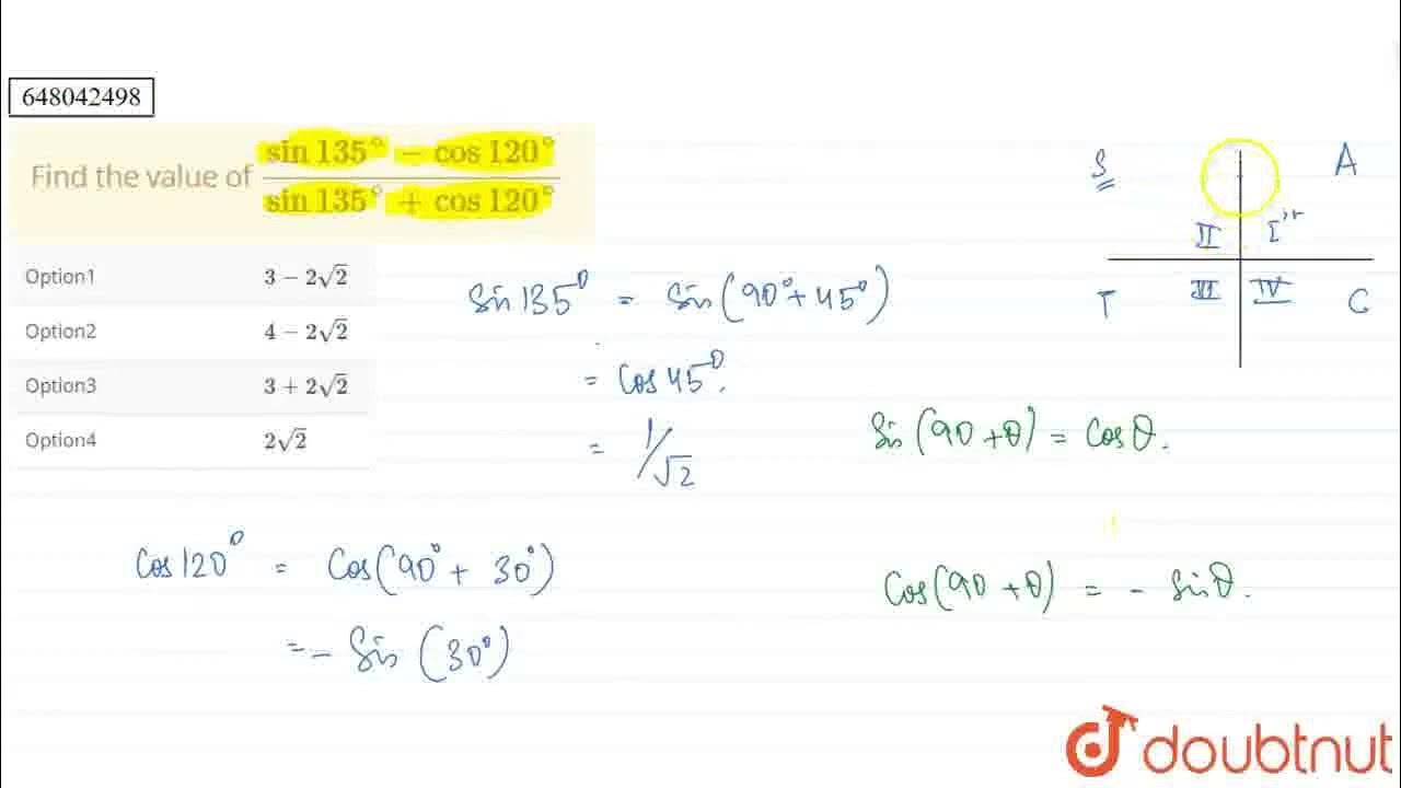Find The Value Of sin 135 Cos 120 sin 135 Cos 120 find-the-value-of-sin-135-cos-120-sin-135-cos-120