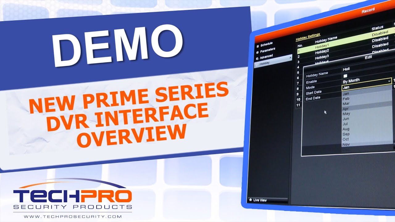 New prime Series DVR Interface Overview - YouTube