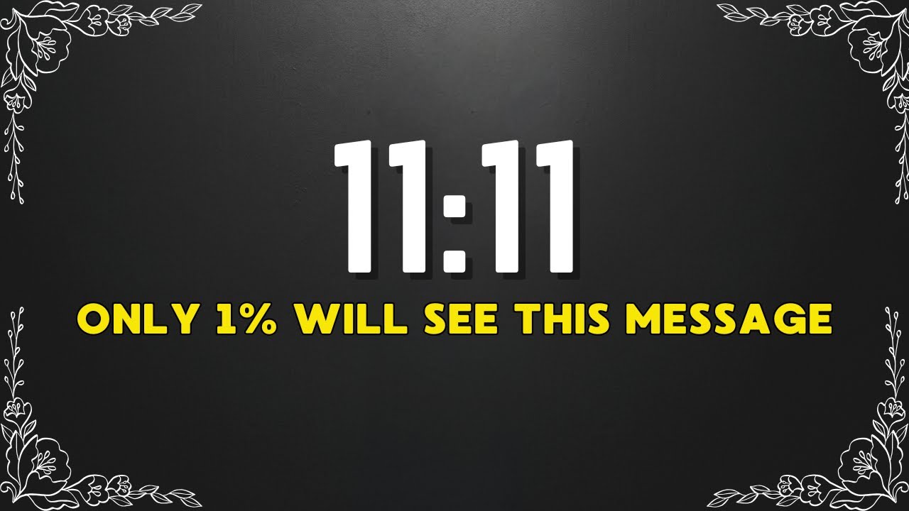 THIS MESSAGE IS FOR YOU 💐 You deserve it! (don't ignore it!) - YouTube