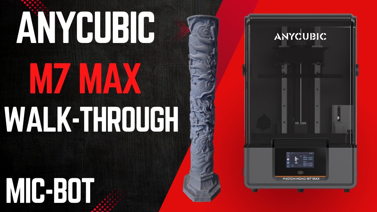 Anycubic M7 Max: Full Setup, Configuration and Deep Walk-through #anycubic #resinprinting #m7max ...