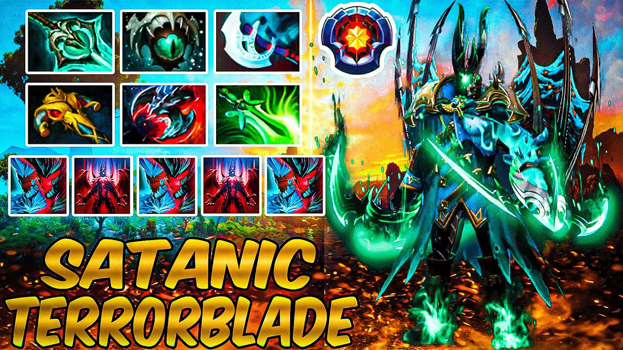 NO MERCY !!! SATANIC TERRORBLADE WITH 27 KILLS - Dota 2 Pro Gameplay ...