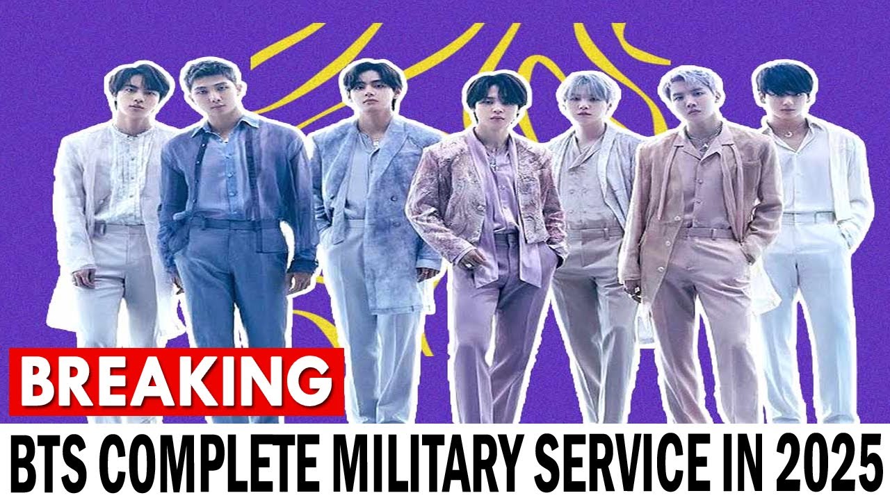 BTS Members to Complete Military Service in 2025 - YouTube