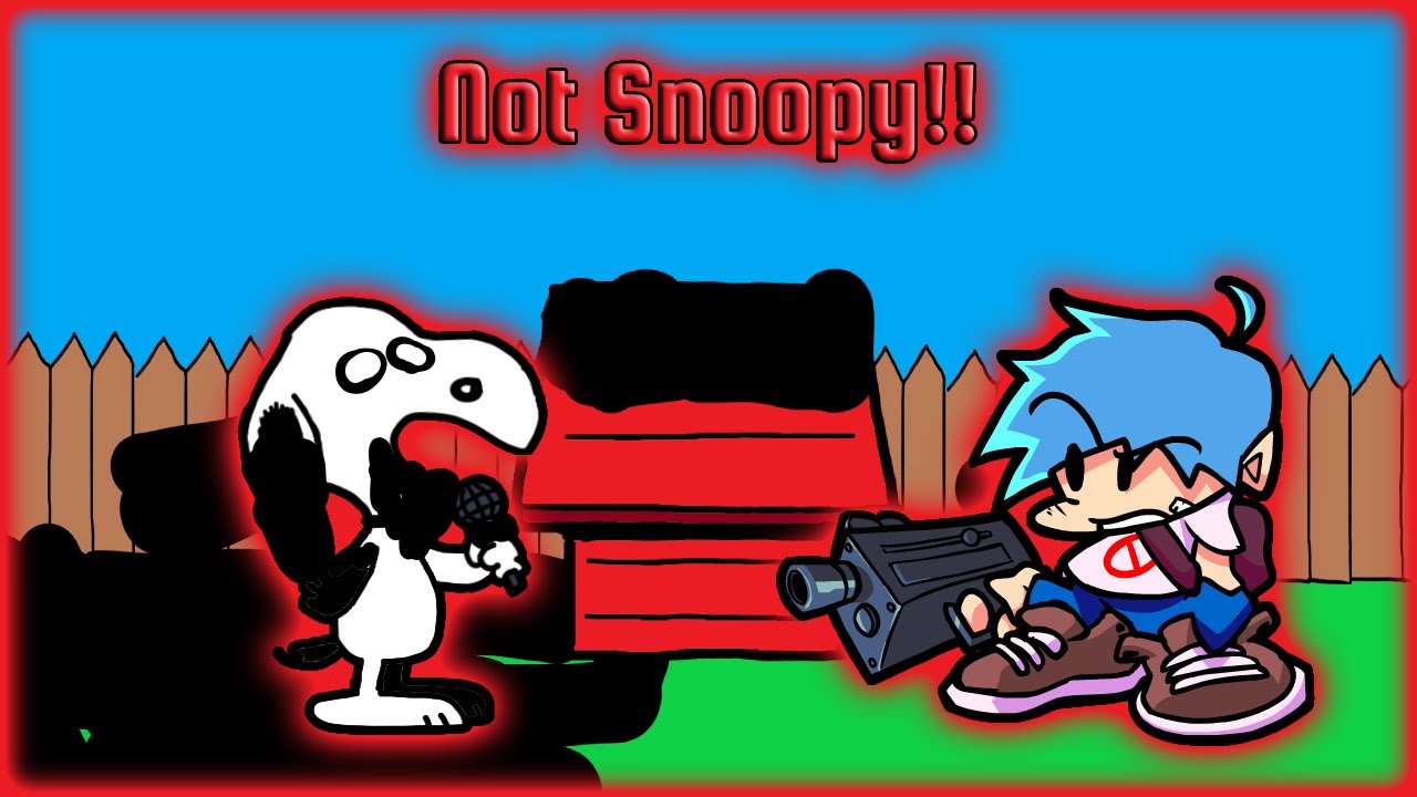 Not Snoopy!! | fnf vs corrupted snoopy - YouTube