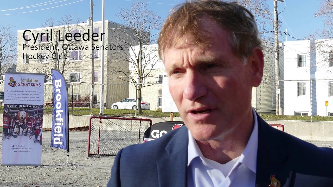 Brookfield SENS RINK Groundbreaking Ceremony - YouTube