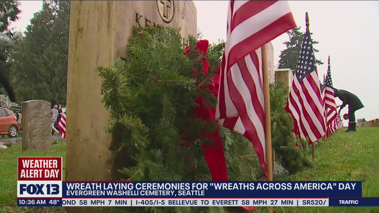 Wreath laying ceremonies for 'Wreaths Across America' Day | FOX 13 ...
