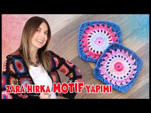 ZARA MODEL HIRKA MOTİF YAPIMI