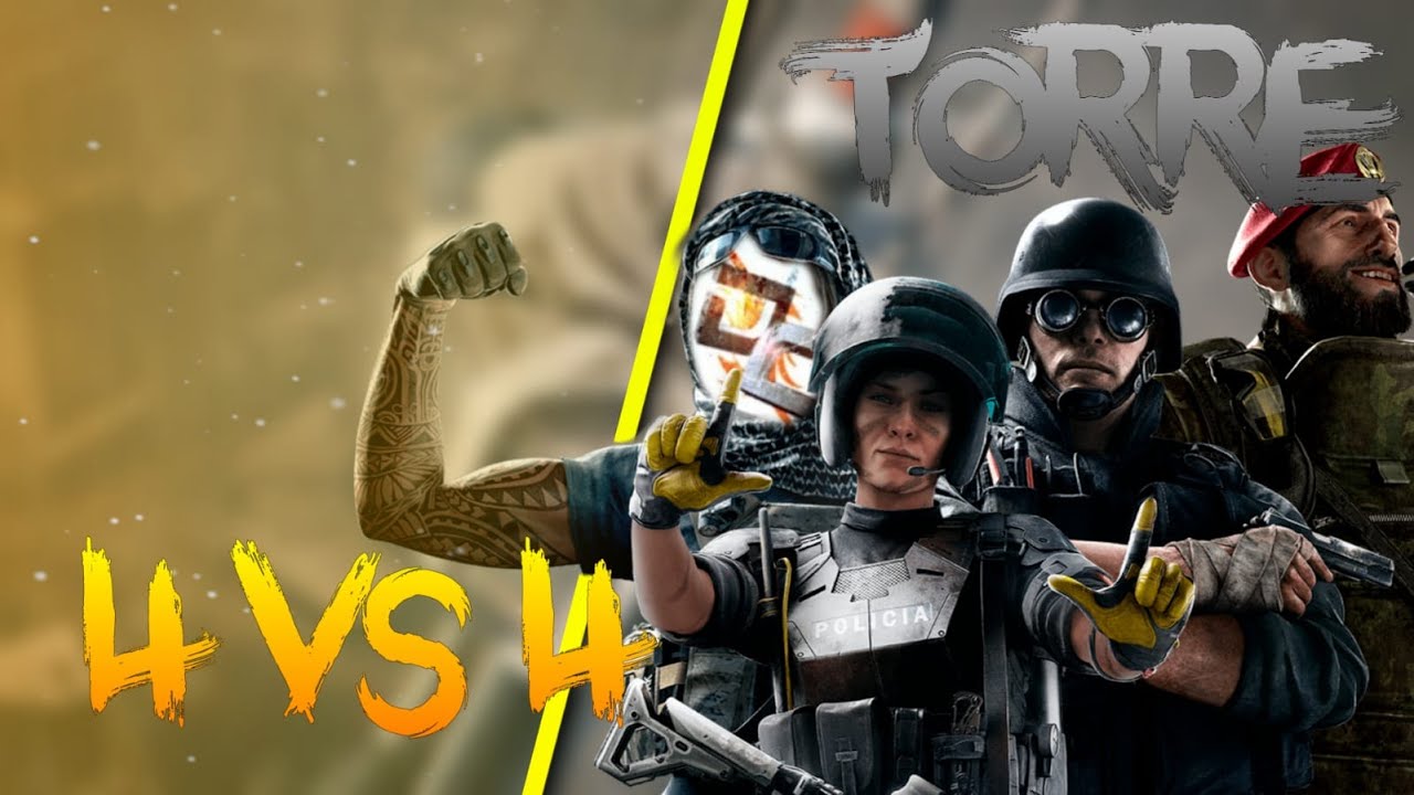 4v4 SENZA MIRARE su TORRE - Rainbow six siege - YouTube