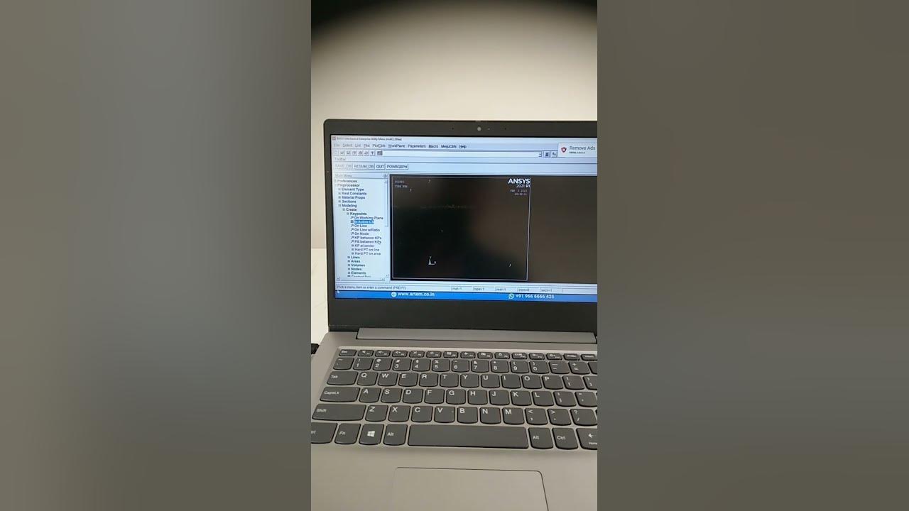 Key point creation operation list and plot - Ansys APDL #2 - YouTube